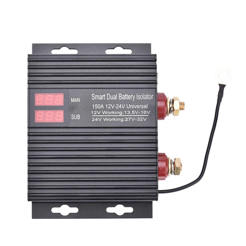 150A Dual Battery Smart Isolator 12V/24V VSR-MaySpare